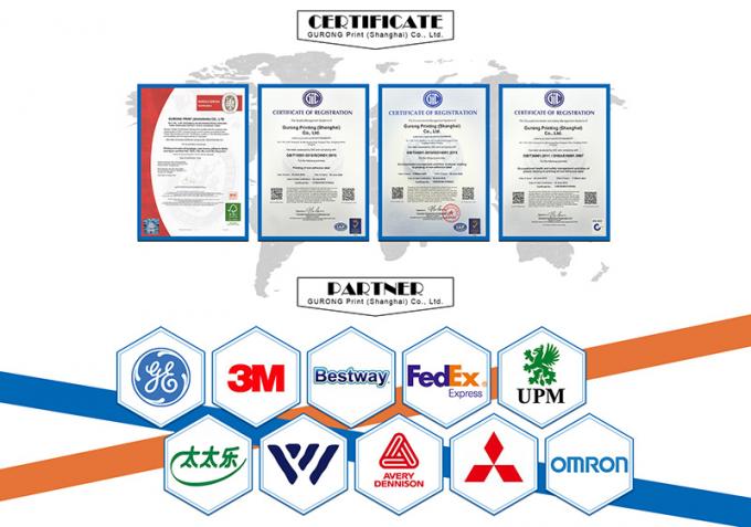 Stiker Label Kemasan Bersertifikat FSC CMYK Adhesive Printable Sticker ...